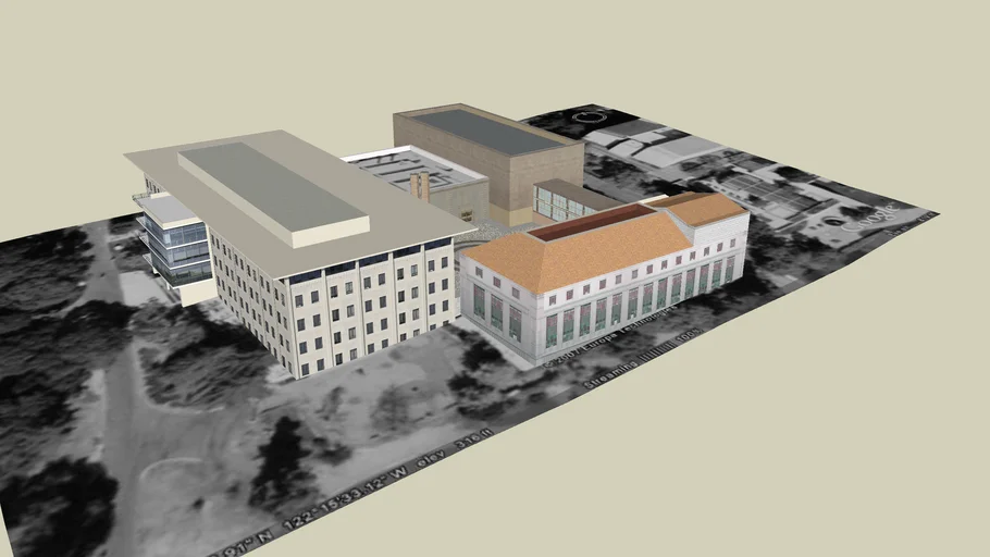 McCone Engineering Buildings Cluster, UC Berkeley | 3D Warehouse