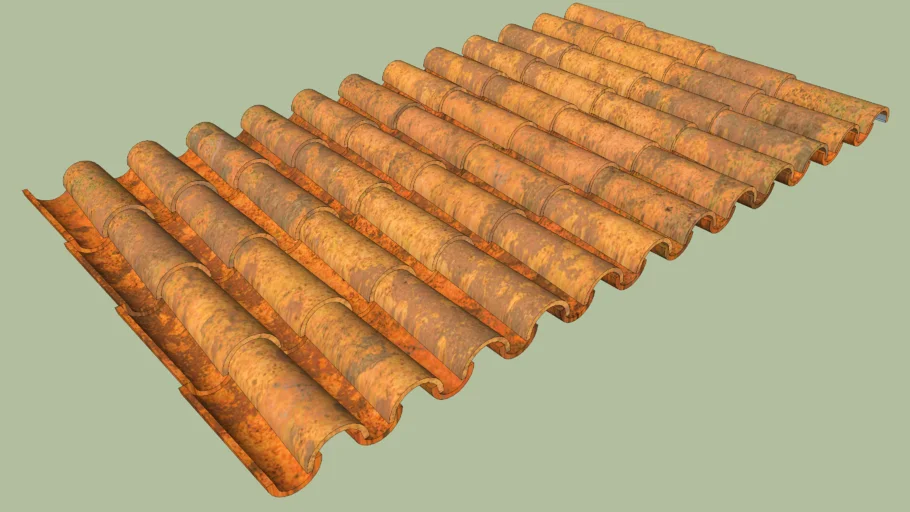 Tejado con moho | 3D Warehouse