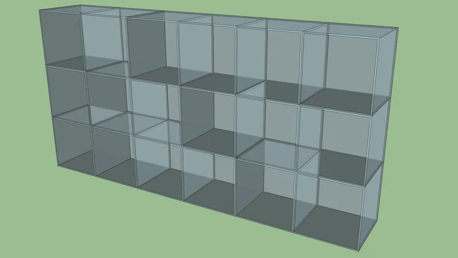 Glass Storage Cubes | 3D Warehouse