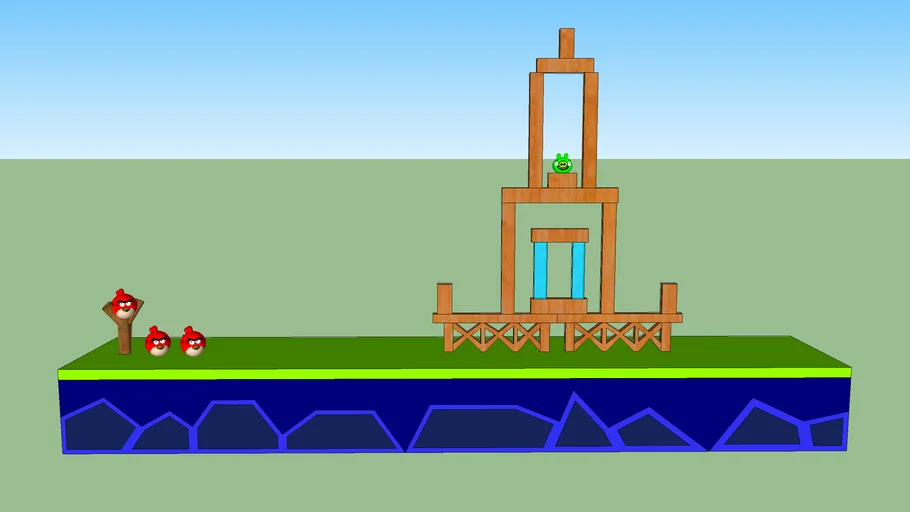 Angry Birds Level 1 | 3D Warehouse