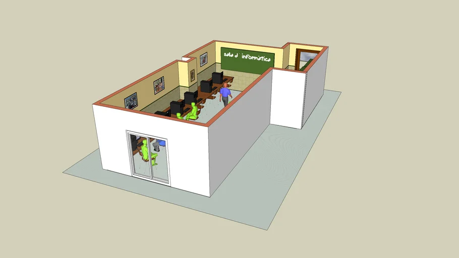 sala de informatica | 3D Warehouse