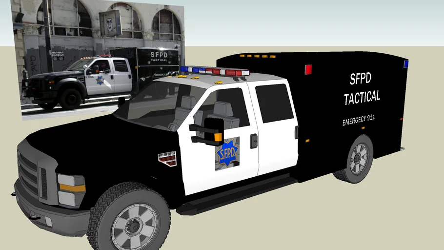 SFPD TACTICAL F-350 | 3D Warehouse