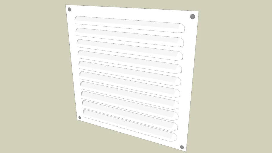 Ventilation grill | 3D Warehouse