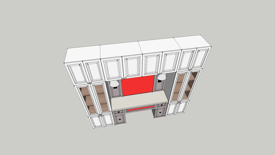 dressing with storage unit | 3D Warehouse