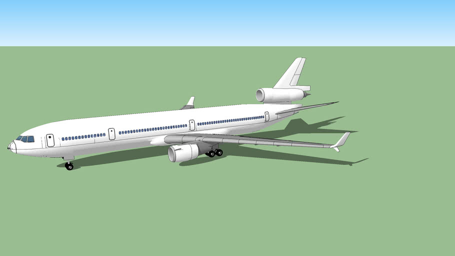 McDonnell Douglas MD-11 Template with Interior | 3D Warehouse