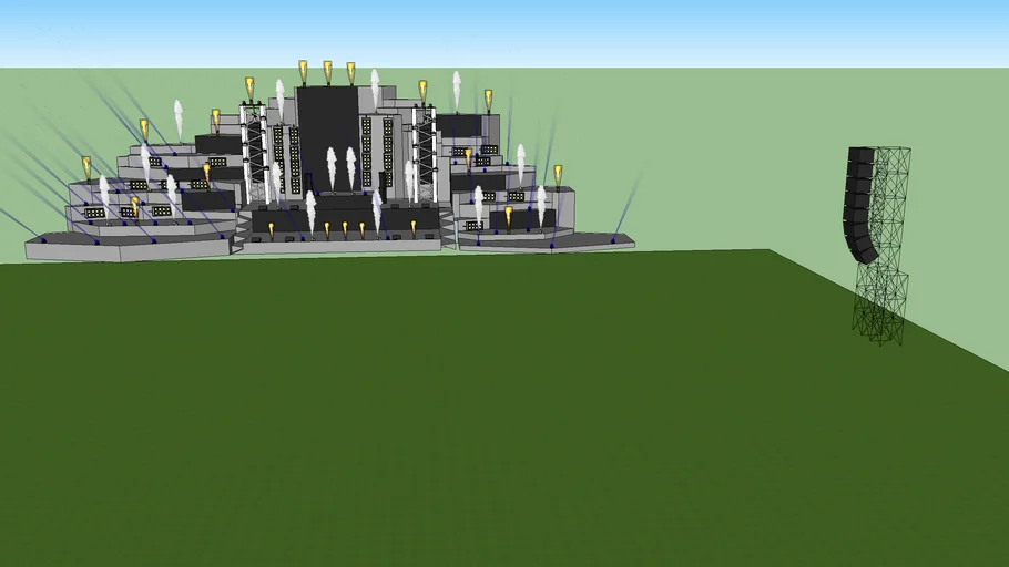 stage like tomorrowland | 3D Warehouse