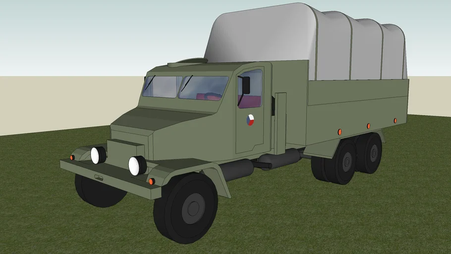 Praga V3S military off-road truck | 3D Warehouse