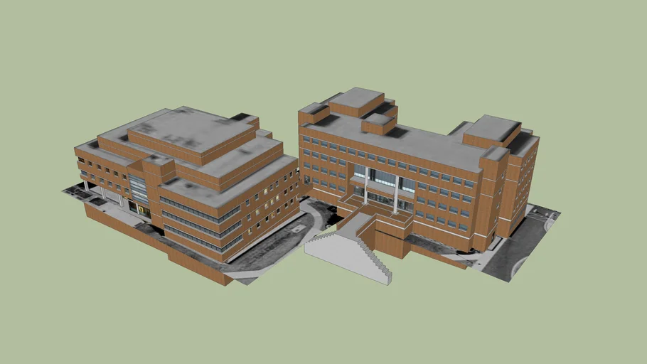 Science and Technology Buildings 1 and 2 | 3D Warehouse