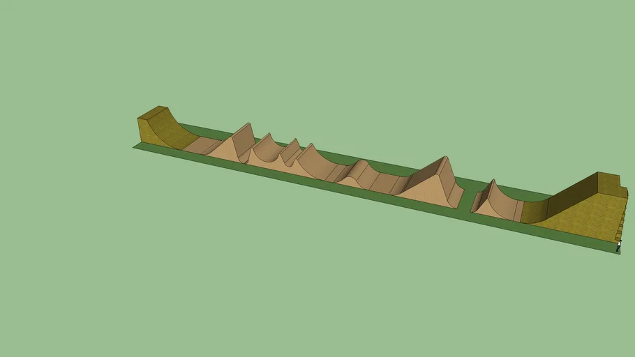 dirt jump line | 3D Warehouse