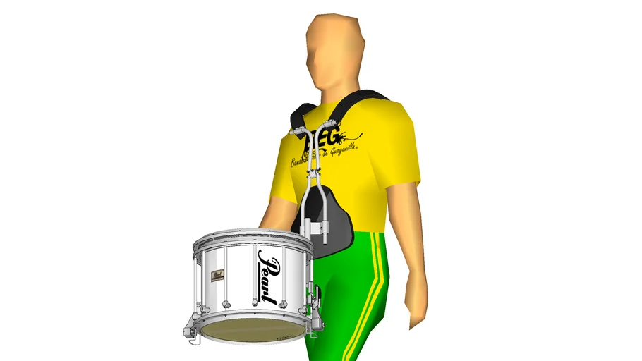 BEG Percussionist (Marching Snare Drummer) | 3D Warehouse