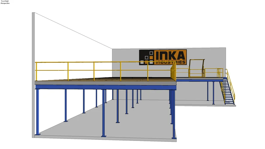 Mezzanine Industri | 3D Warehouse