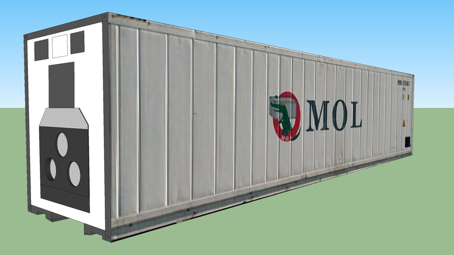 MOL Reefer Container ''40'' | 3D Warehouse