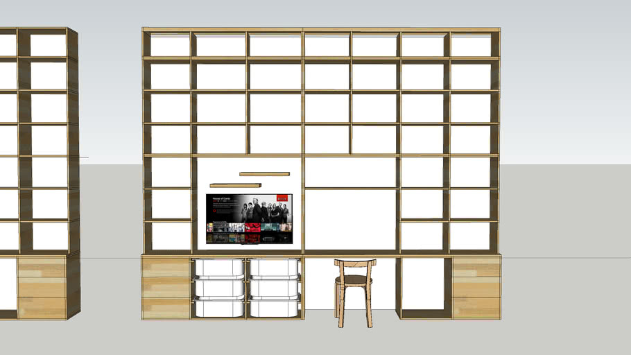 lemari perpustakaan | 3D Warehouse