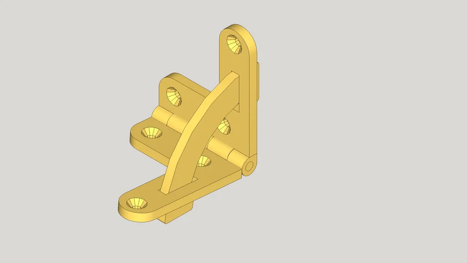 Brusso Quadrant Hinge HD-680 | 3D Warehouse