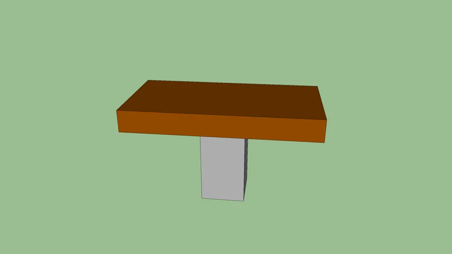 Table that is too simple | 3D Warehouse