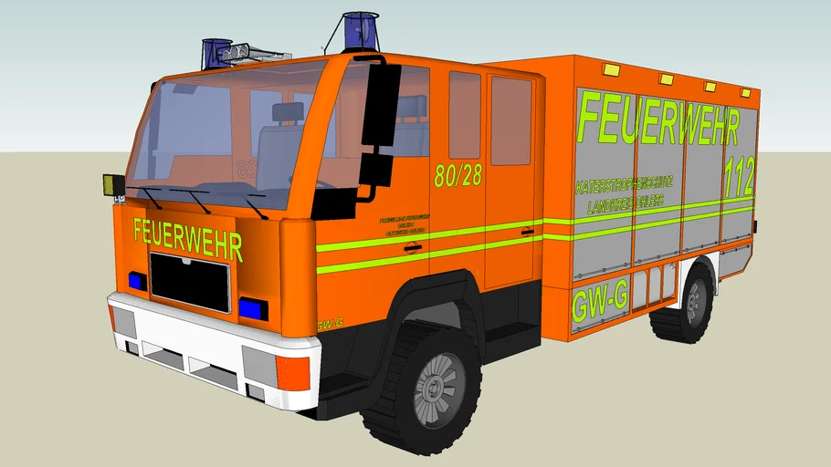 fire truck/ GW-G | 3D Warehouse