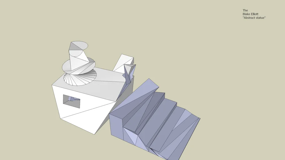 Abstract Statue | 3D Warehouse