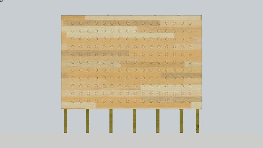 Peg Board | 3D Warehouse