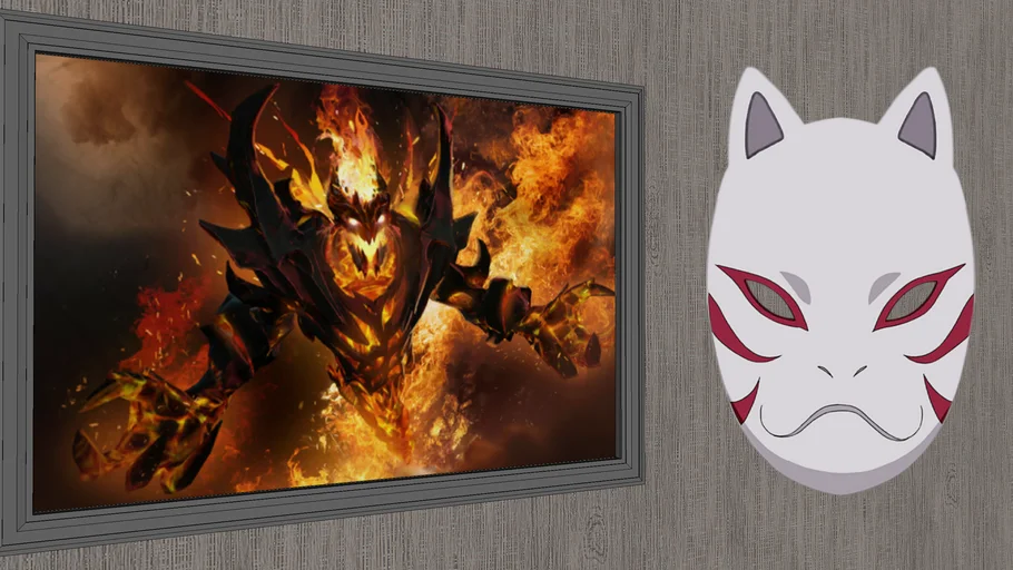 High Quality Wall Art Frame - SF DOTA 2- 60 cm x 40 cm | 3D Warehouse