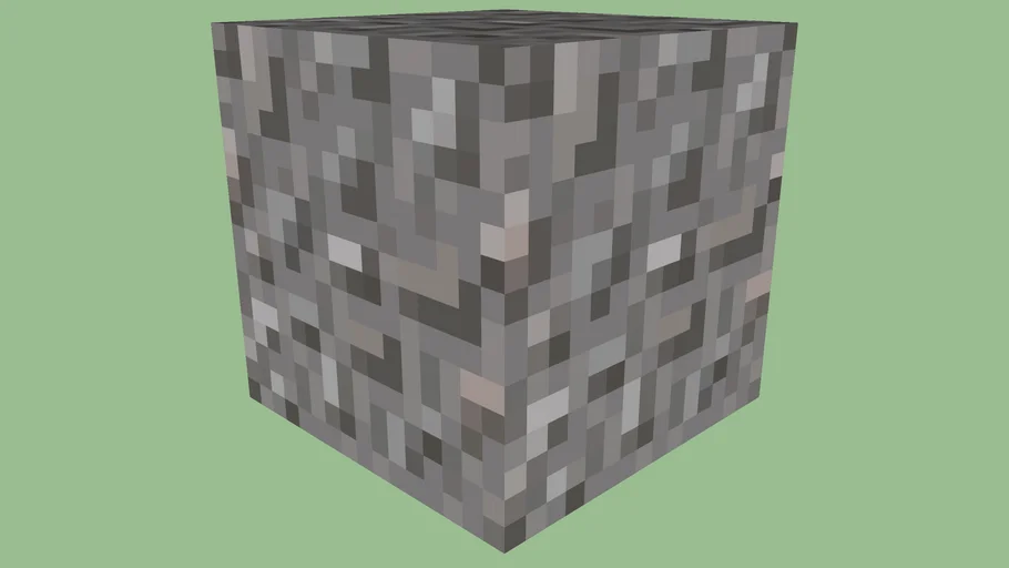 Minecraft Gravel by Zapperier | 3D Warehouse