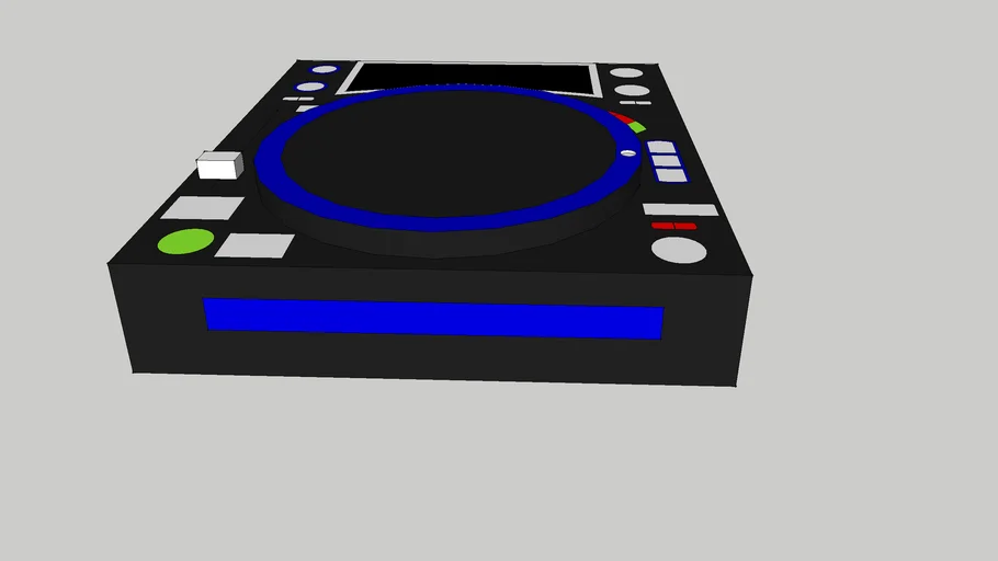 Dj Cd Turn Table | 3D Warehouse
