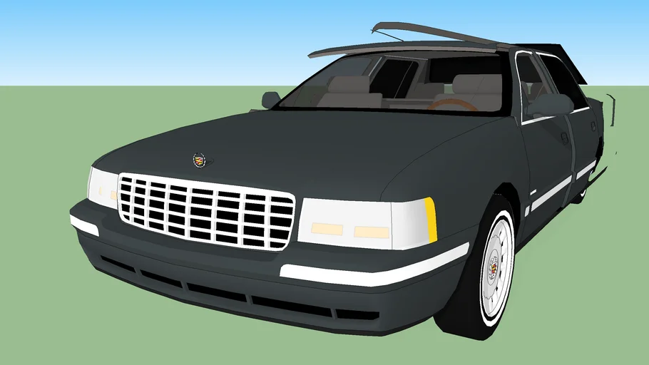 1997 Simple Cadillac DeVille | 3D Warehouse