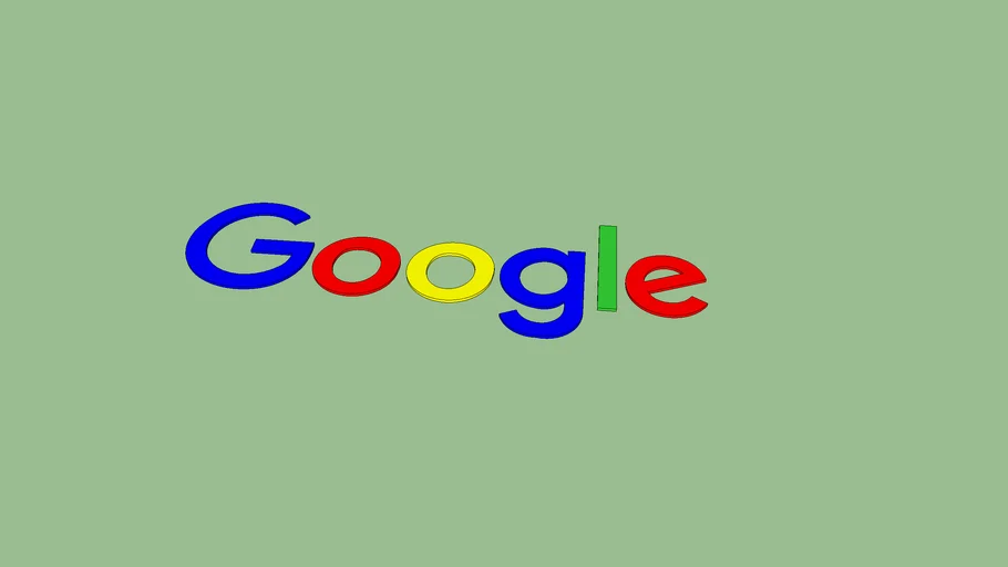 Google Logo | 3D Warehouse