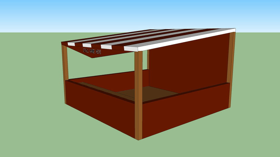 Market Stall | 3D Warehouse