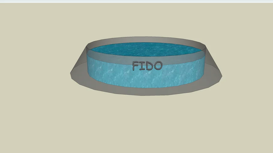 Fido bowl | 3D Warehouse