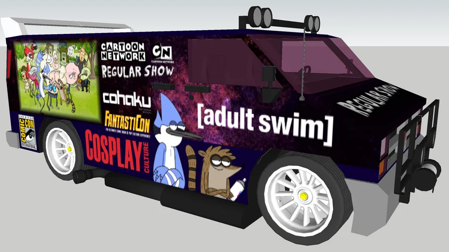 Cartoon Network Regular Show Car | 3D Warehouse