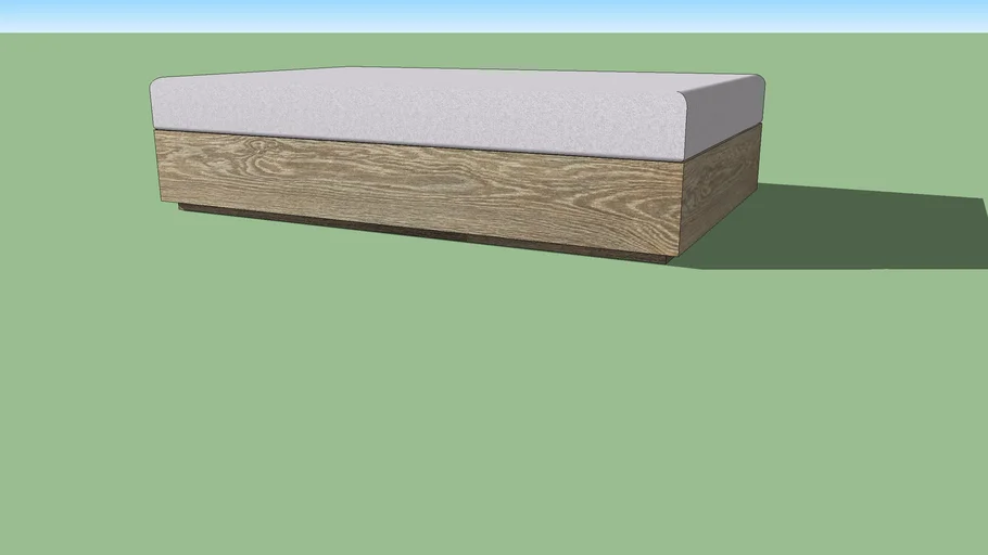 RH MODERN MARBELLA COFFEE OTTOMAN | 3D Warehouse