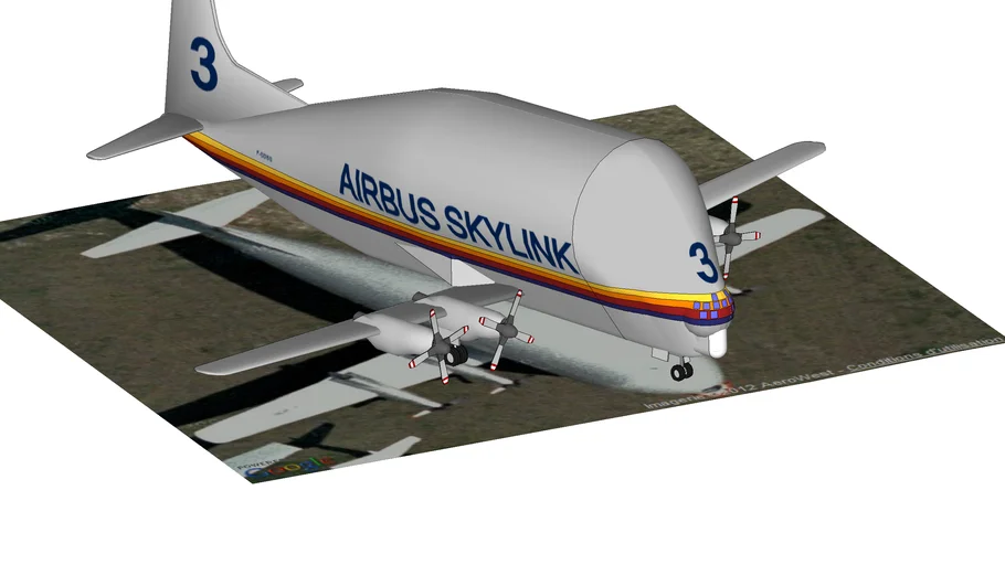 Super Guppy - AIRBUS SKYLINK No3 | 3D Warehouse