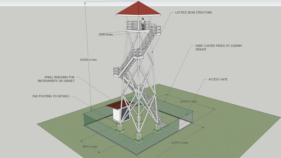 Observation Tower V4 - May2013 | 3D Warehouse