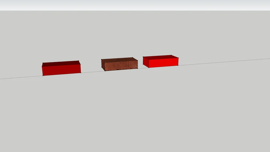 Bata Merah 5x10x20cm | 3D Warehouse