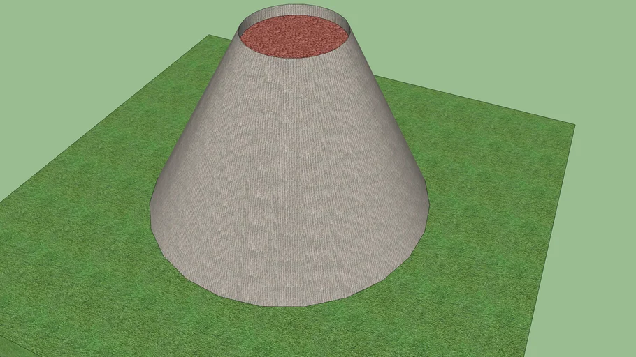 Cinder cone | 3D Warehouse