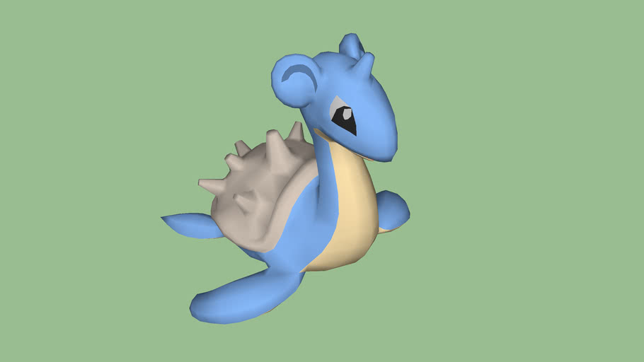 pokemon lapras 3D | 3D Warehouse