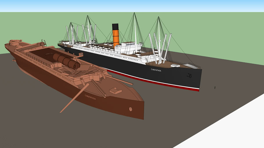 RMS CARPATHIA BEFORE AND AFTER | 3D Warehouse