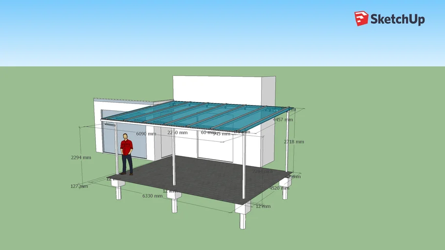 Überdachung DM | 3D Warehouse