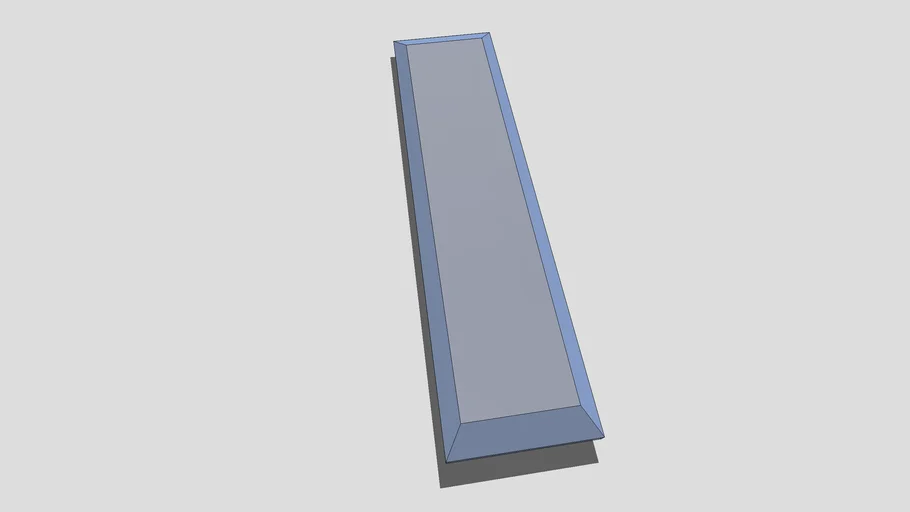 1.5 x 6 Glass Bevel | 3D Warehouse