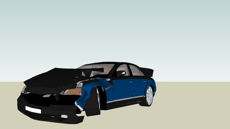 crashed maybach | 3D Warehouse
