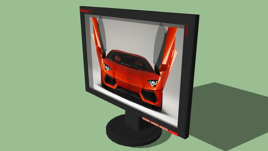 Monitor LCD | 3D Warehouse