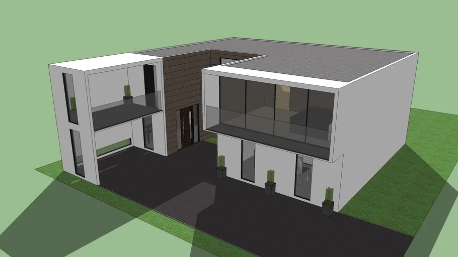 modern house | 3D Warehouse