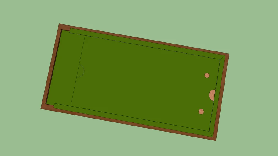 Welsh Billiards Table | 3D Warehouse