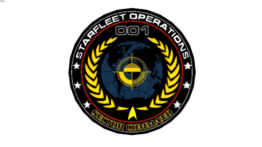 logo Star Trek Starfleet operations 001 | 3D Warehouse