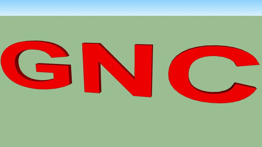 GNC Logo | 3D Warehouse