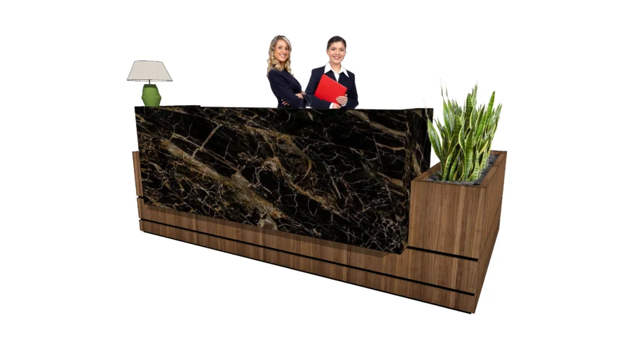 reception desk_2 | 3D Warehouse