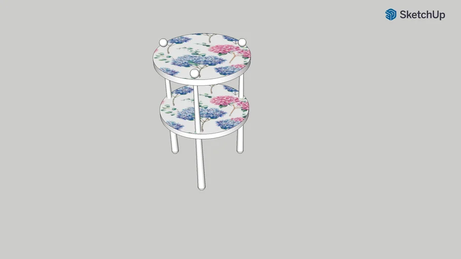 Chad Maple & Cherry Side Table Hable for Hickory Chair HC8688-10 | 3D Warehouse
