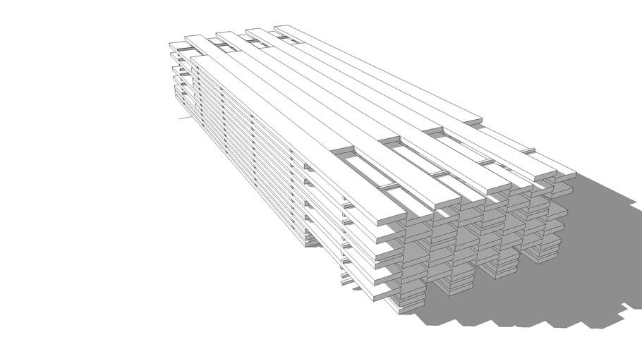 package of timber | 3D Warehouse