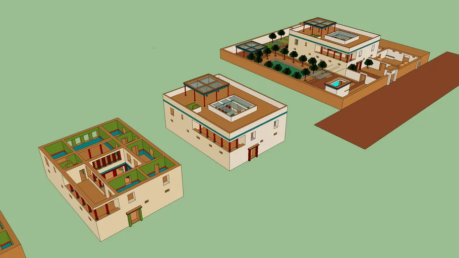 Ancient Egyptian House Plan