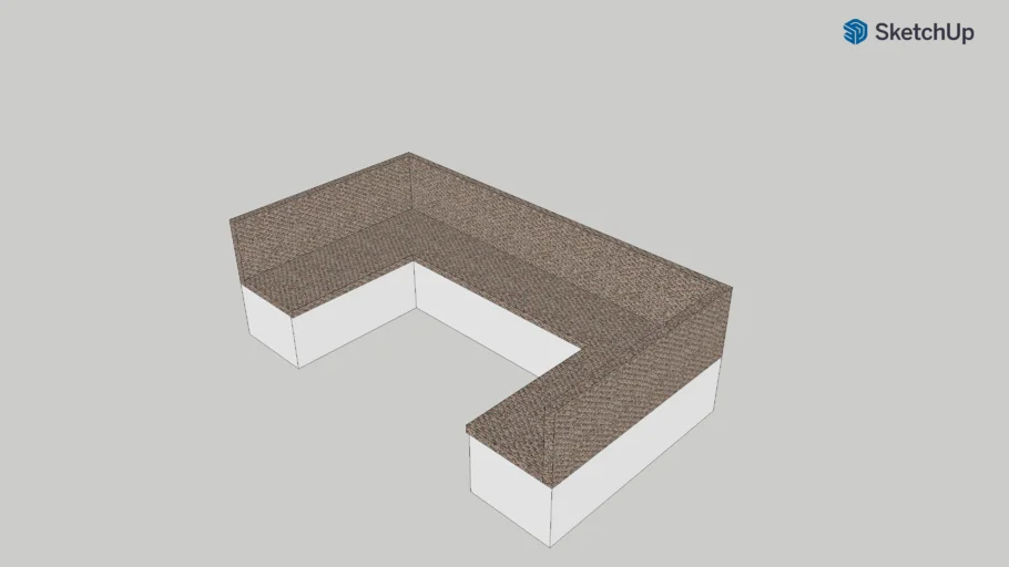 square booth seating | 3D Warehouse